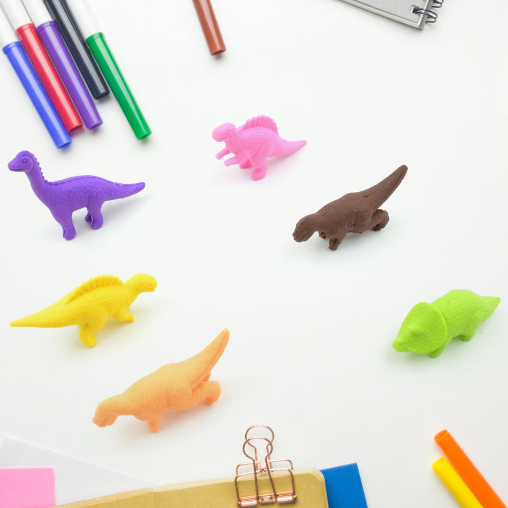 Shop Dinosaur Shaped Erasers Set at Best Price | – The House Of Expressions